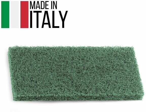 TTS Губка средней степени абразивности, 25*12*2 см, зелёная