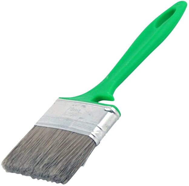 Кисть плоская смешанных щетин 70 мм арт. КД70*12 для покраски различных поверхностей