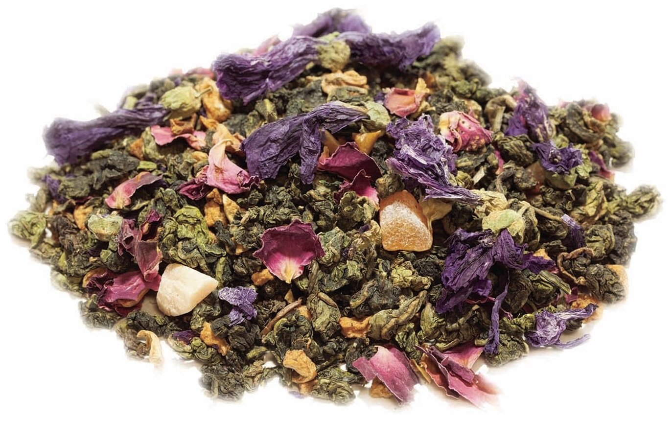 Зеленый листовой чай Gutenberg с добавками улун Дивный 500 г.