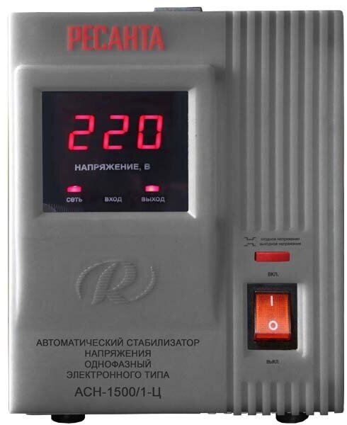 Стабилизатор напряжения РЕСАНТА АСН-1500/1-Ц