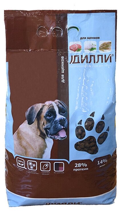 Дилли сухой корм для щенков - 15 кг 15 кг