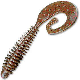 REINS Силиконовая приманка G TAIL GRUB 3 Цв. 007-Ebimiso SP, 12 шт. пач.