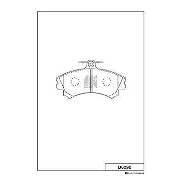 MK KASHIYAMA D6090 (30769197 / 3345670 / 33456708) колодки дисковые п.\ Mitsubishi (Мицубиси) Carisma (Каризма) 1.8gdi