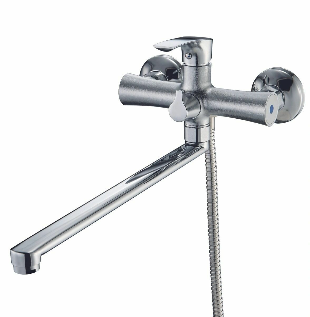 Смеситель Solone FAB7-A020 для ванной с длинным изливом и душевой лейкой