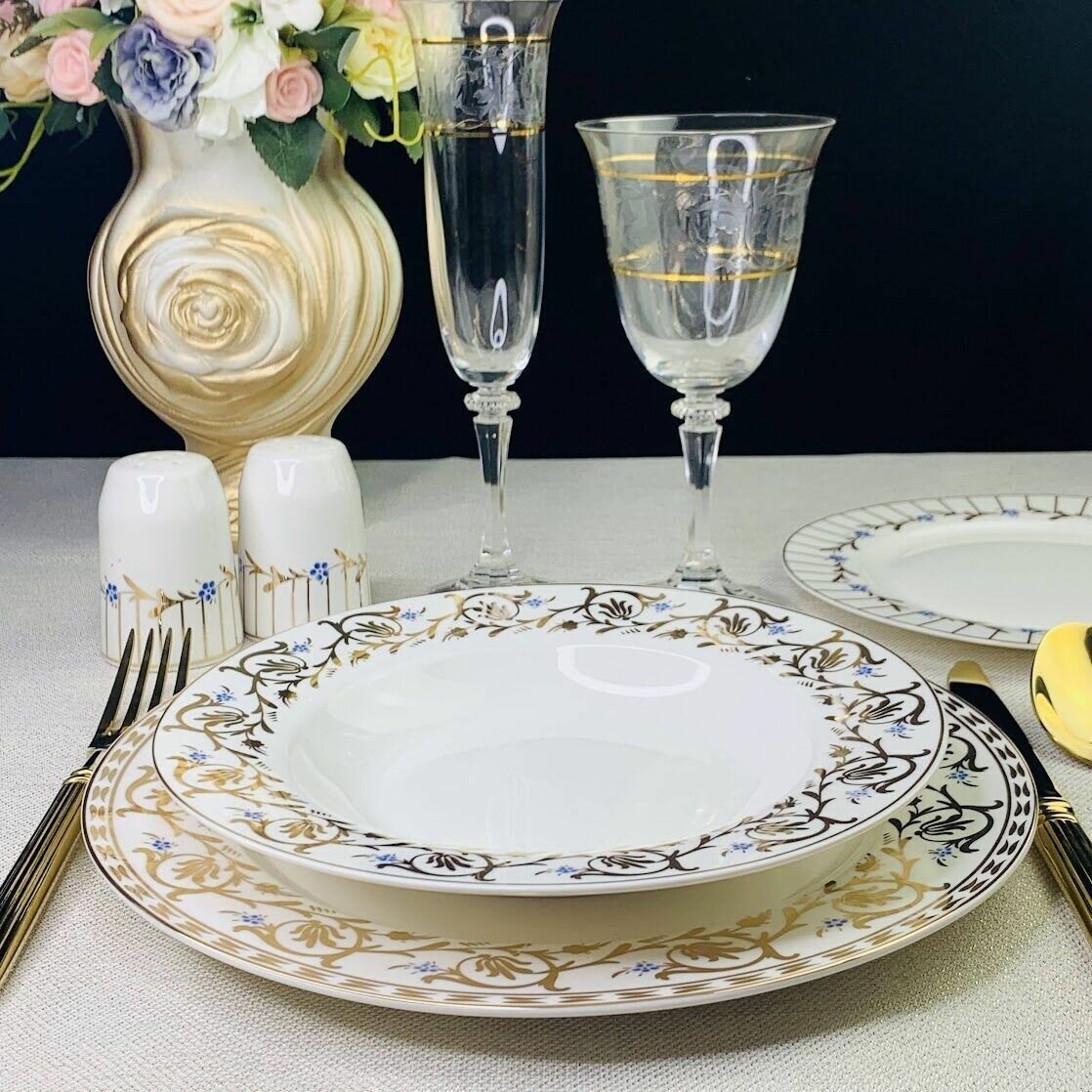 Обеденный сервиз на 6 персон 20 предметов Lenardi фарфор