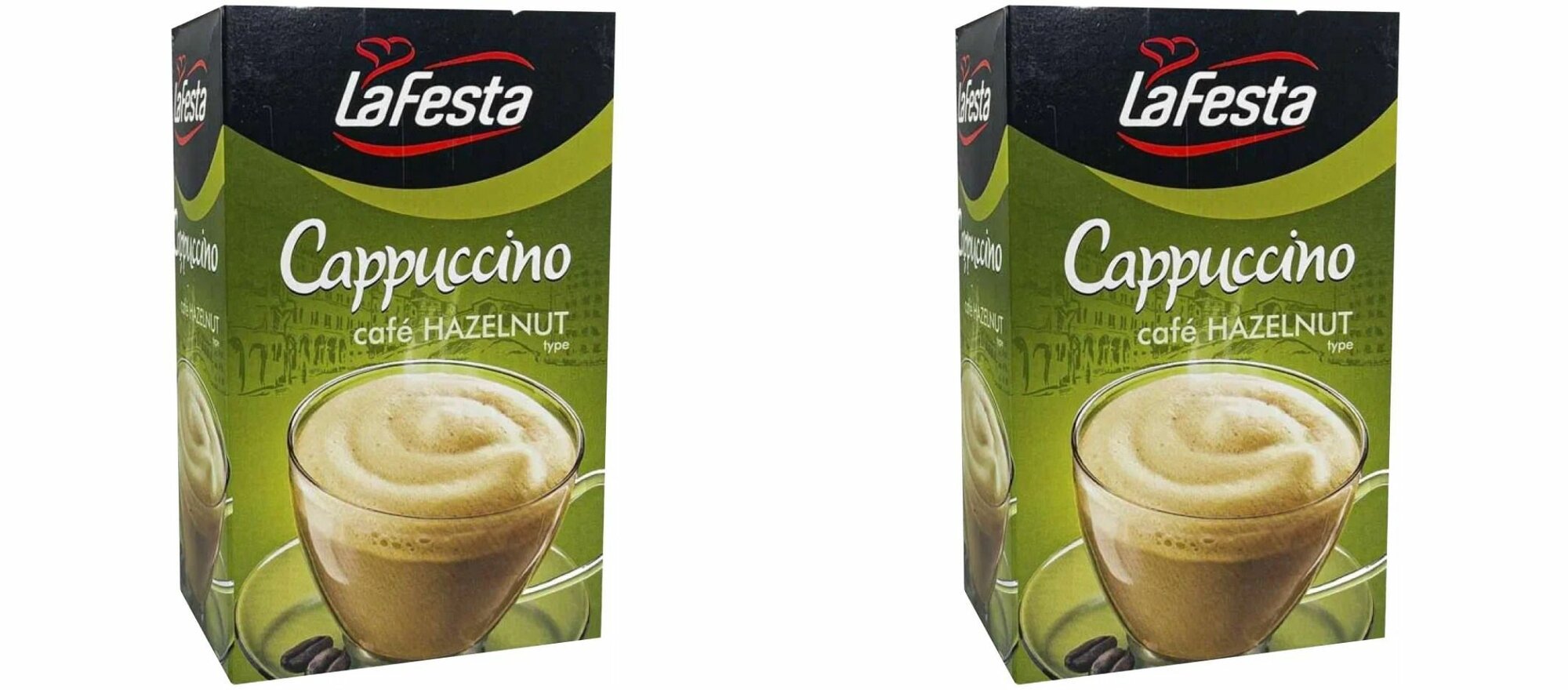 La Festa Каппучино Ореховый 10 пакетиков по 12 ,5 г, 2 уп
