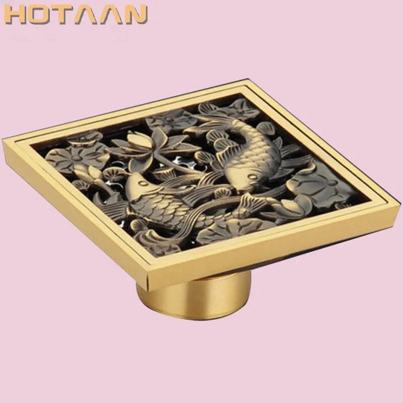 Решетка слива для пола HOTAAN, латунь, цвет C