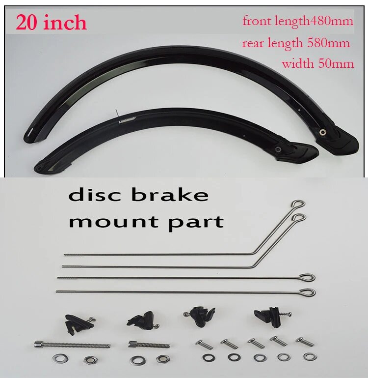 Складные крылья для велосипеда V тормоз/дисковый тормоз 14/16/20 дюймов 20 inch disc brake