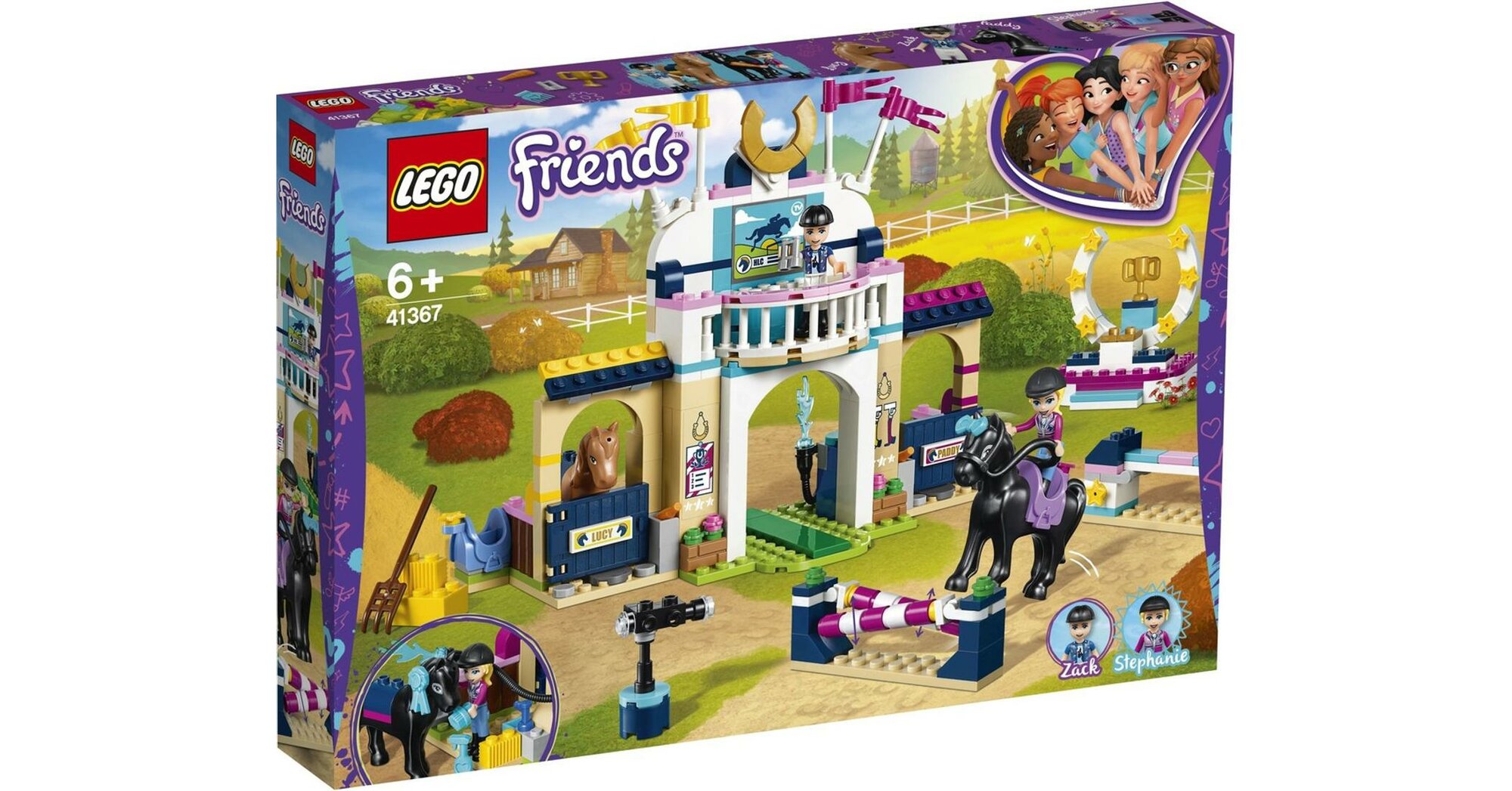 Конструктор LEGO Friends 41367 Соревнования по конкуру, 337 дет.