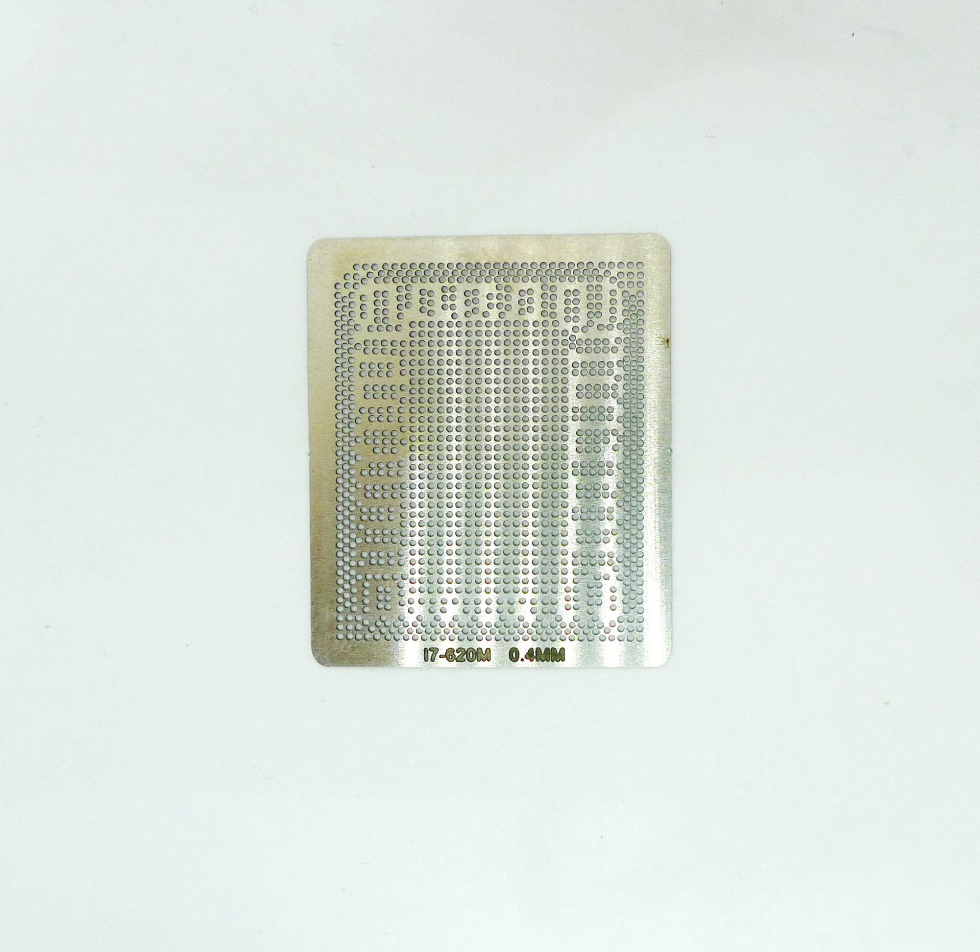 Трафарет BGA для реболлинга I7-620M 0.4 мм