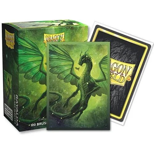 Чехлы для карт Dragon Shield, матовые, 100 шт Темно-зеленый, 6