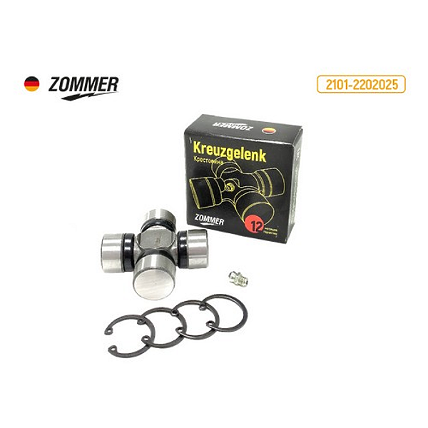 ZOMMER 21012202025 крестовина кардана ваз 2101, 2102, 2103, 2104, 2105, 2106, 2107