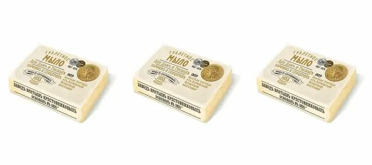 Nefis Cosmetics туалетное мыло для Дам и Господ ПарфюмЪ и Глицерин, 190 г, 3 шт