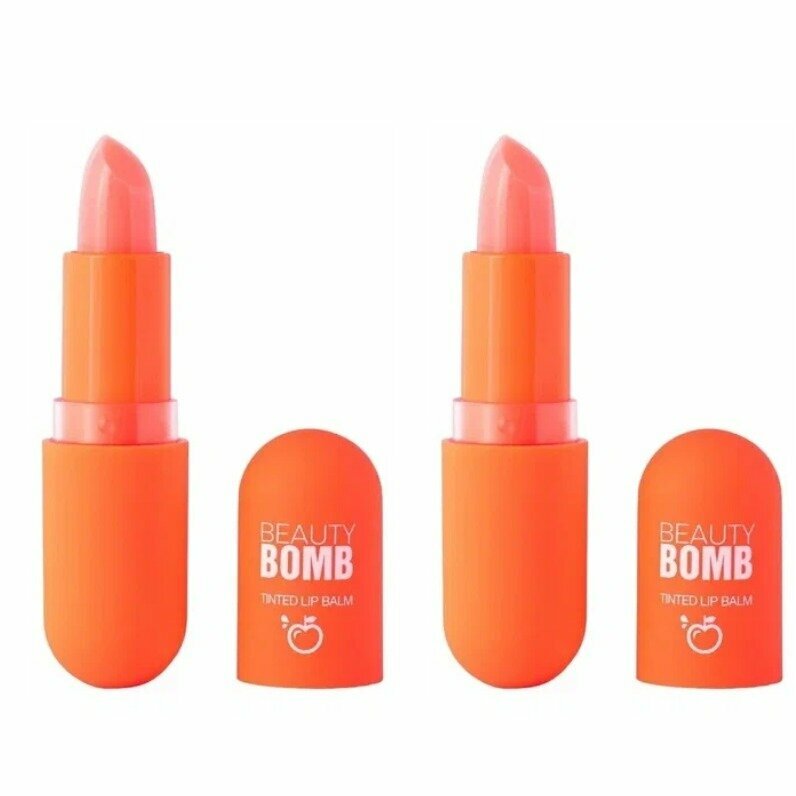 Бальзам для губ Beauty Bomb Tinted Lip Balm тон 02, 2 шт