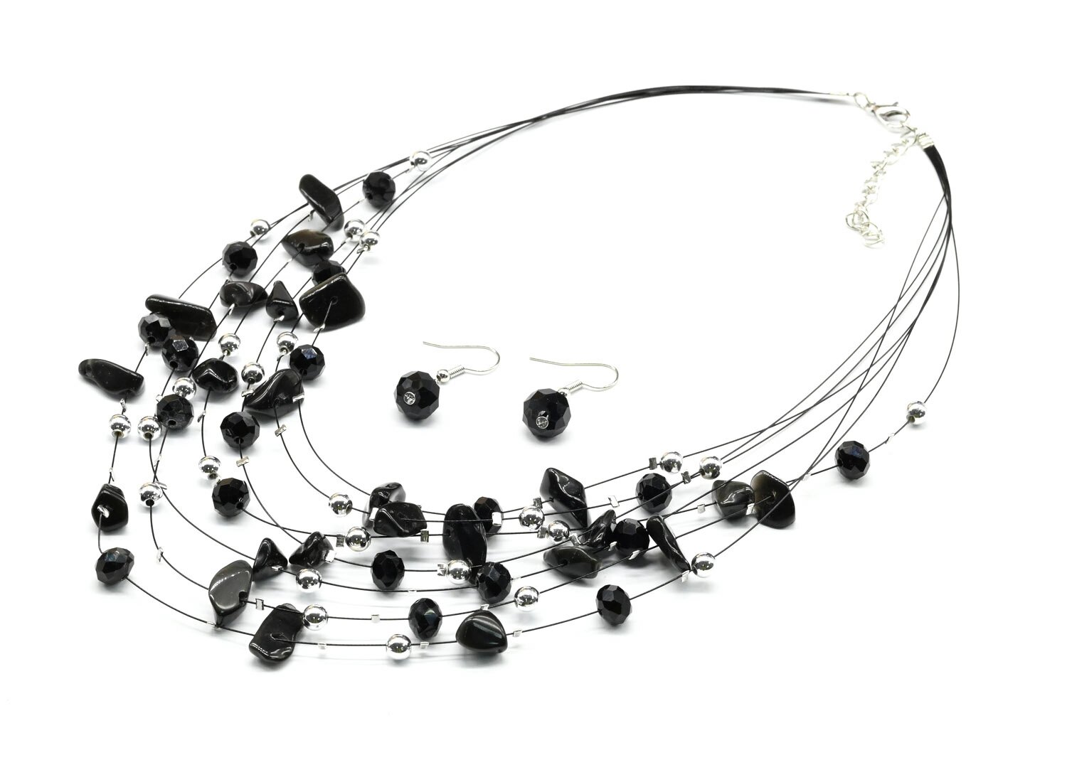 Колье, агат