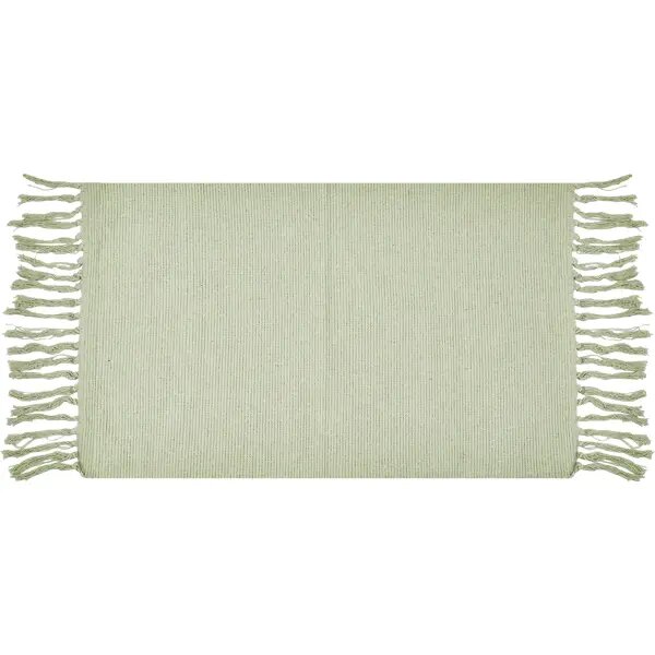 Коврик декоративный хлопок Solid Mat JBT-001-01 50x80 см цвет зеленый