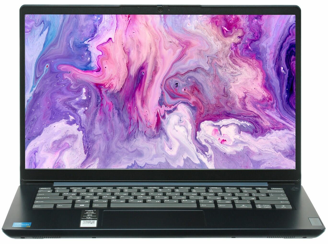 14" Ноутбук Lenovo IdeaPad 3 14ITL6 (82H7009PRU) синий - 1920x1080, IPS, Intel Pentium Gold 7505, ядра: 2 x 2 ГГц, 8 ГБ, SSD 256 ГБ, Intel UHD Graphics, Windows 10 Home