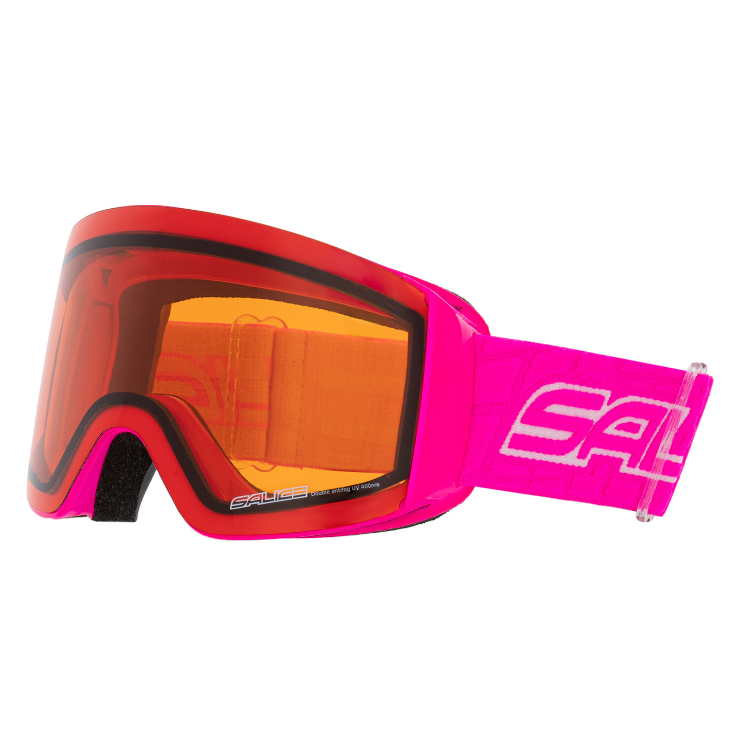 Маска горнолыжная Salice 107DAF Fuchsia DA Orange S2 (Возраст:8-12)