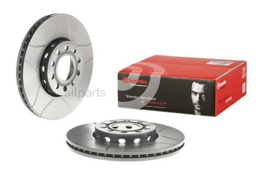 BREMBO 09574576 09.5745.76 диск тормозной передний! 10 отв.\ Audi A4/A6, Skoda SuperB 1.8-2.8i/1.9-2.5TDi 94-08