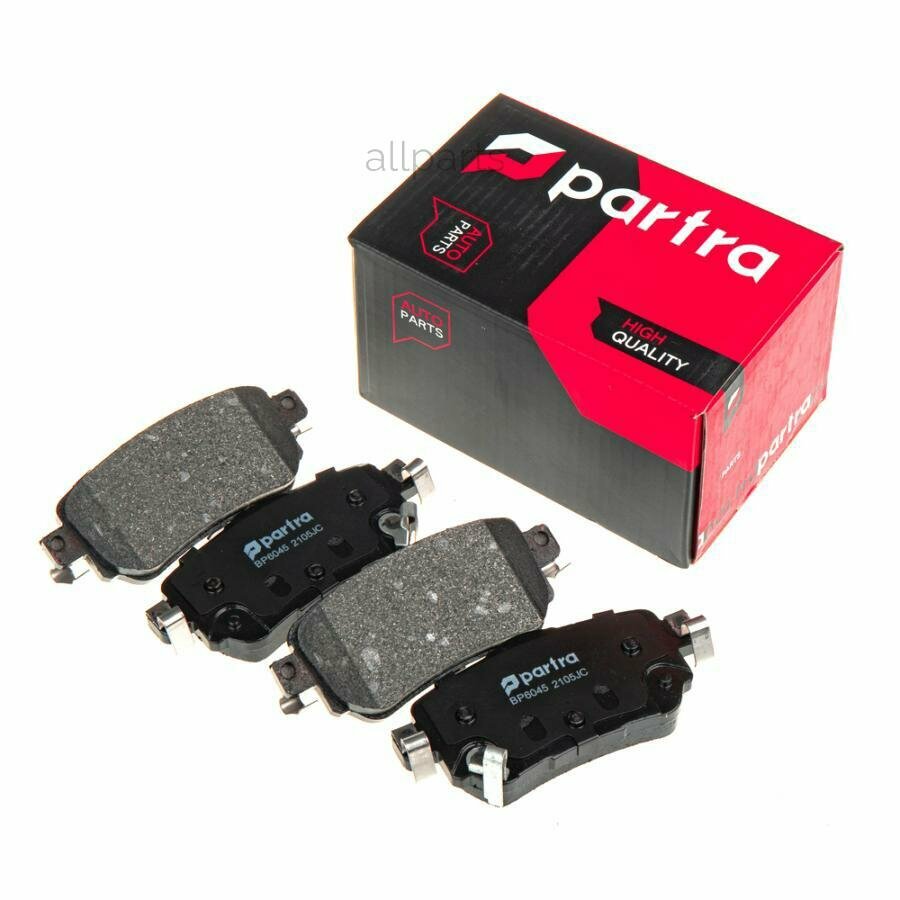 PARTRA BP6045 Колодки тормозные дисковые | зад прав/лев |