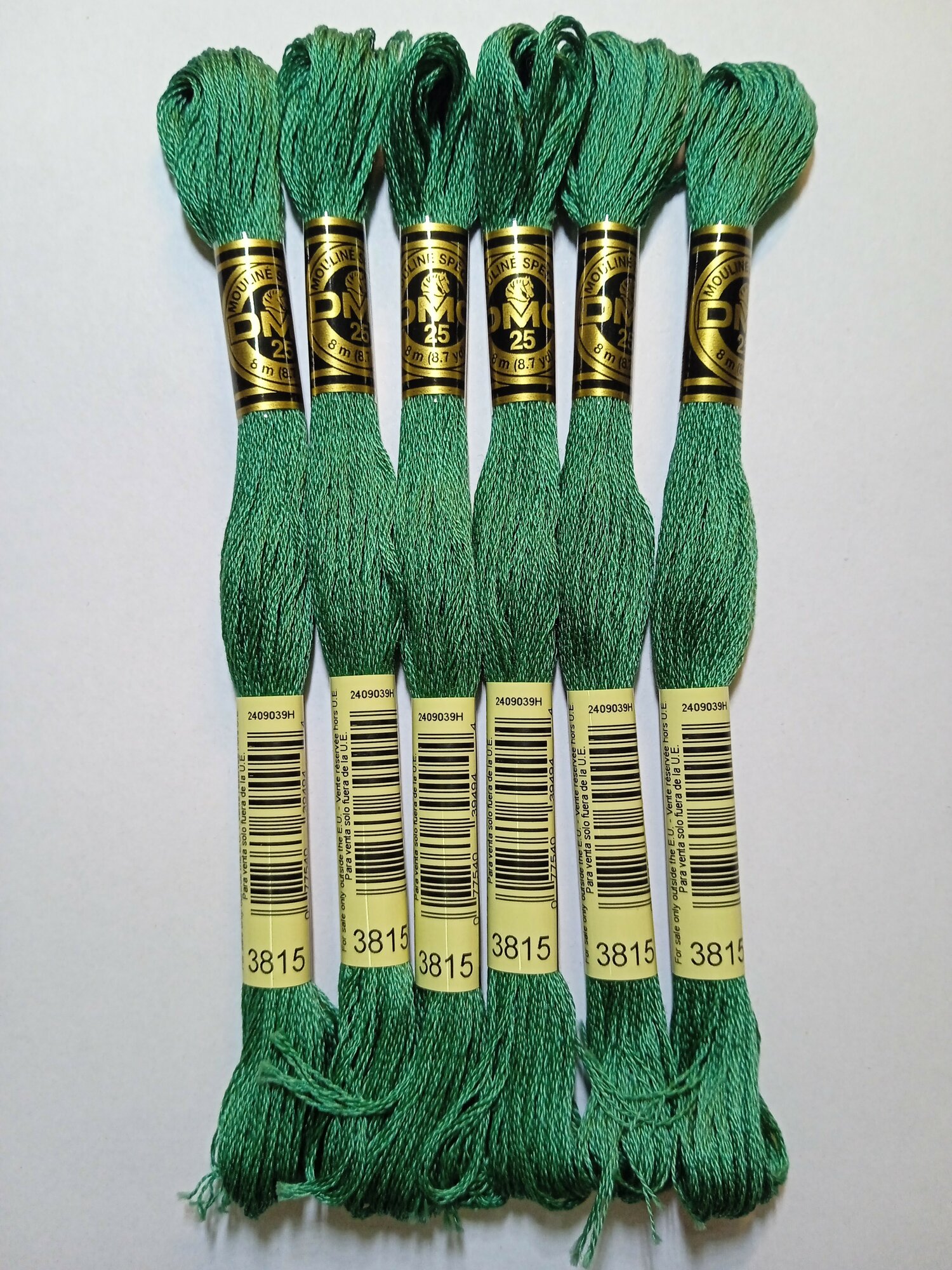 Набор ниток мулине, 8 м, 6 шт DMC-3815_6