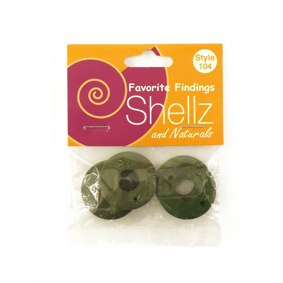 #1850 00104 Пуговицы "Shellz & Natural" Coconut Ring Blumenthal Lansing 4 шт