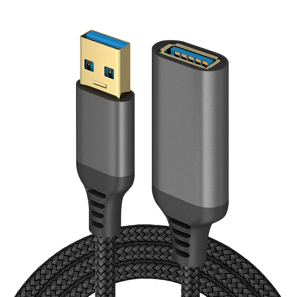 USB 3.0 кабель-удлинитель черный 3m