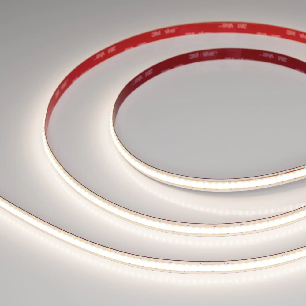 Лента COB-X480-10mm 24V Day4000 (10 W/m, IP20, 5m, FreeCut) (Arlight, Свободная резка) 044195