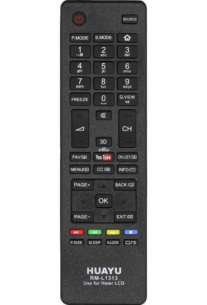 Универсальный пульт для Haier LCD TV RM-L1313
