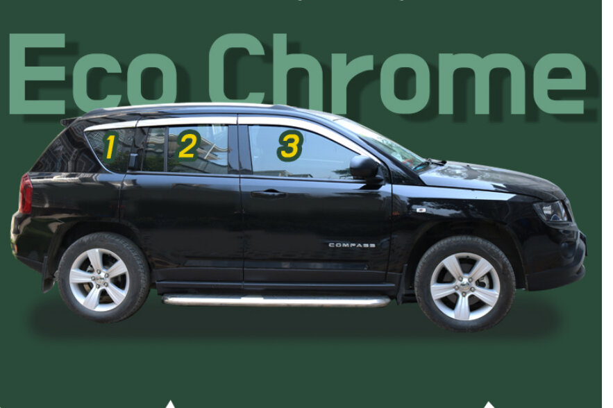 Хромированные дефлекторы Jeep Compass 2015