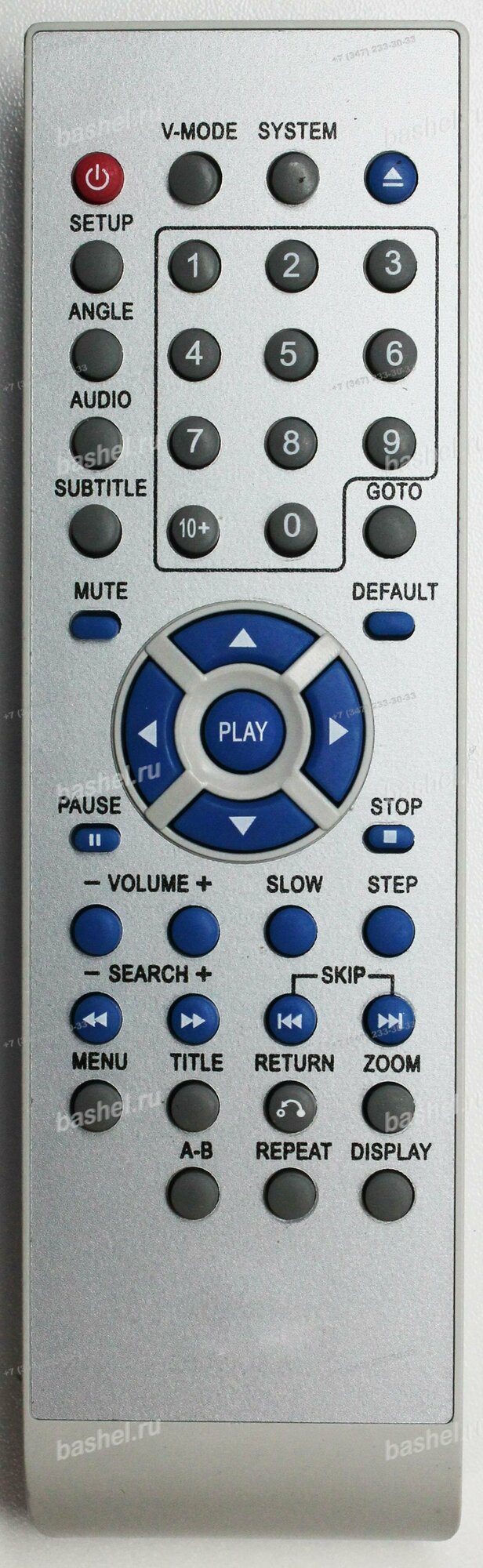 United DVX-6076 DVD (Elenberg 2407/AKAI DV-P4797/4920/4795), Пульт ДУ