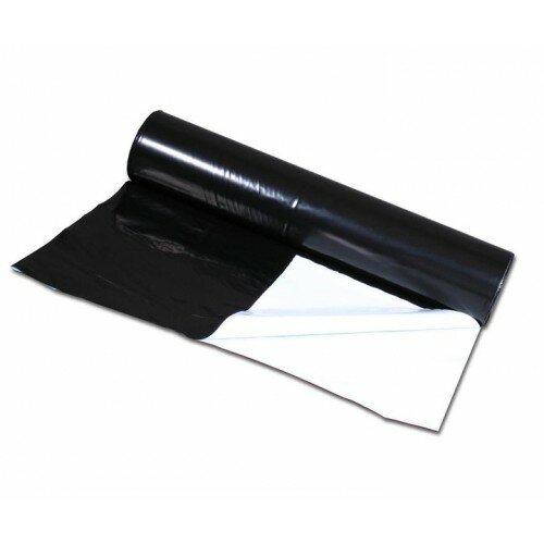 Пленка для мульчирования светлица ™ грунт 60мкм полотно 1,2м упаковка 10 пог. м. (12м2) 0,7кг черно-белый