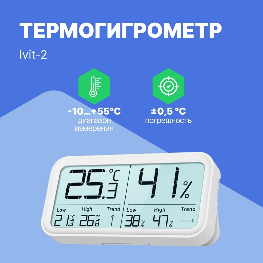 Термогигрометр Ivit-2 с поверкой