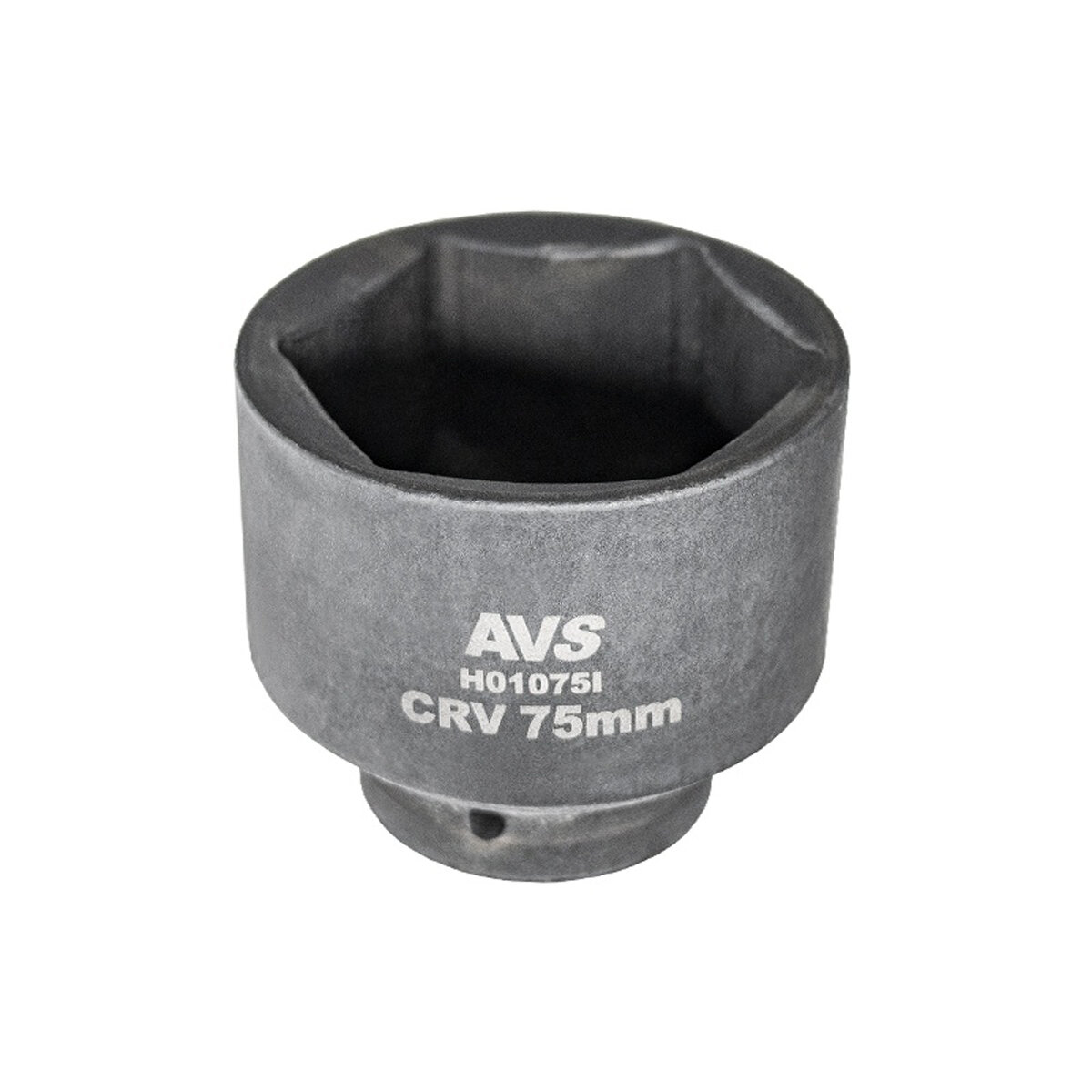 Головка торцевая для механического гайковерта 6-гранная 1'DR (75 мм) AVS H01075I