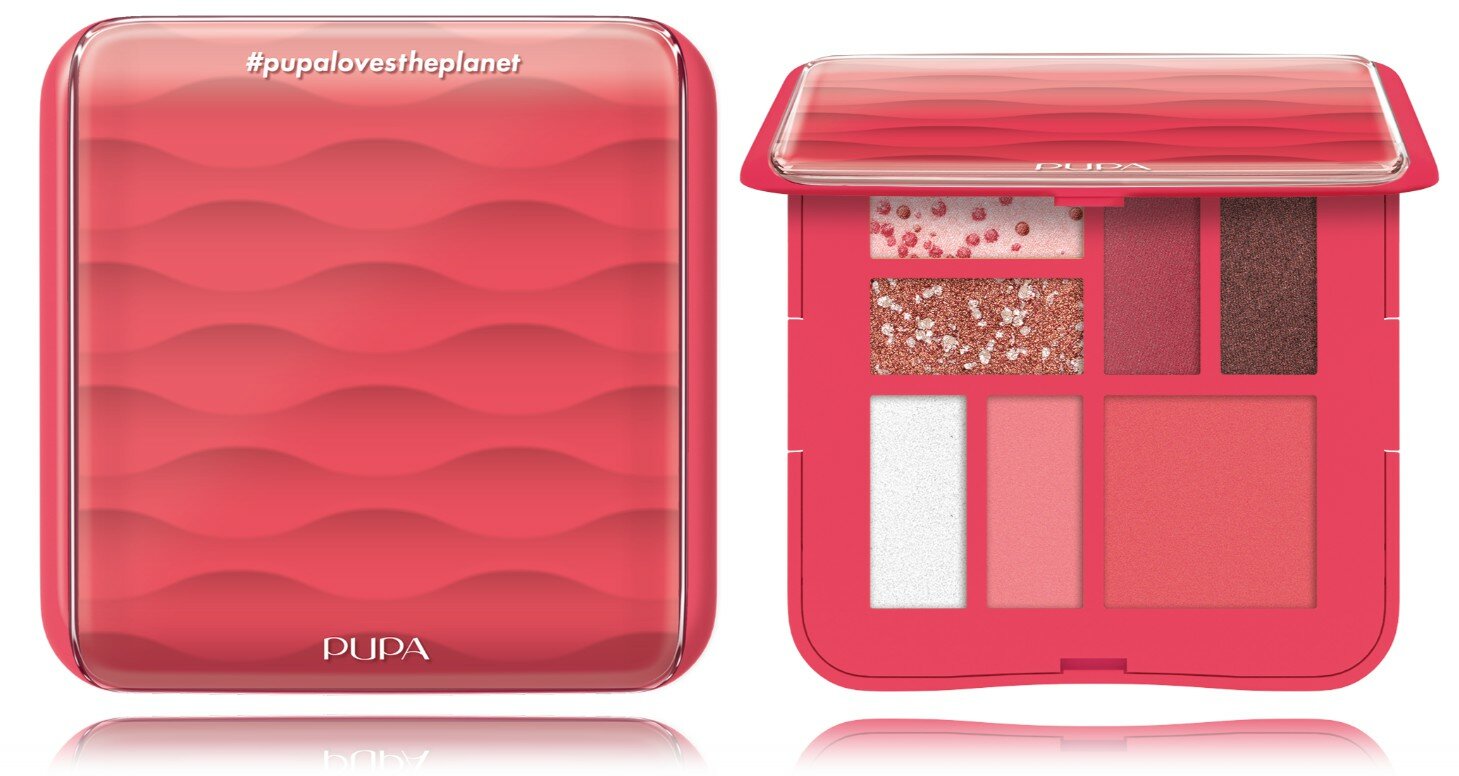 Палетки Pupa Make Up Make-up S 3D Effects Palette, Палетка для макияжа лица, CORAL
