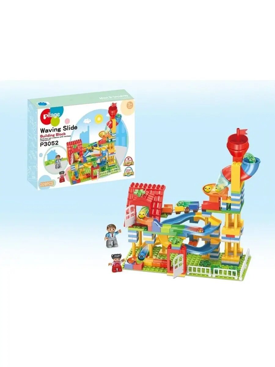 Крутой спуск, лабиринт с шариками и воронками