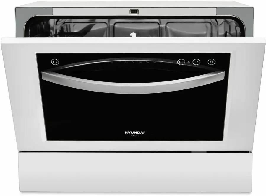 Посудомоечная машина Hyundai DT305, компактная, настольная, 55см, загрузка 6 комплектов