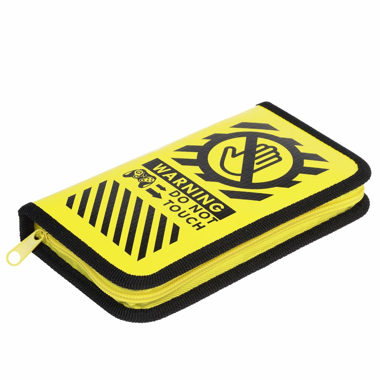 Пенал школьный 1 отделение на молнии "Внимание! Геймер", 190*115мм, глянцевая ламинация, таблица умножения