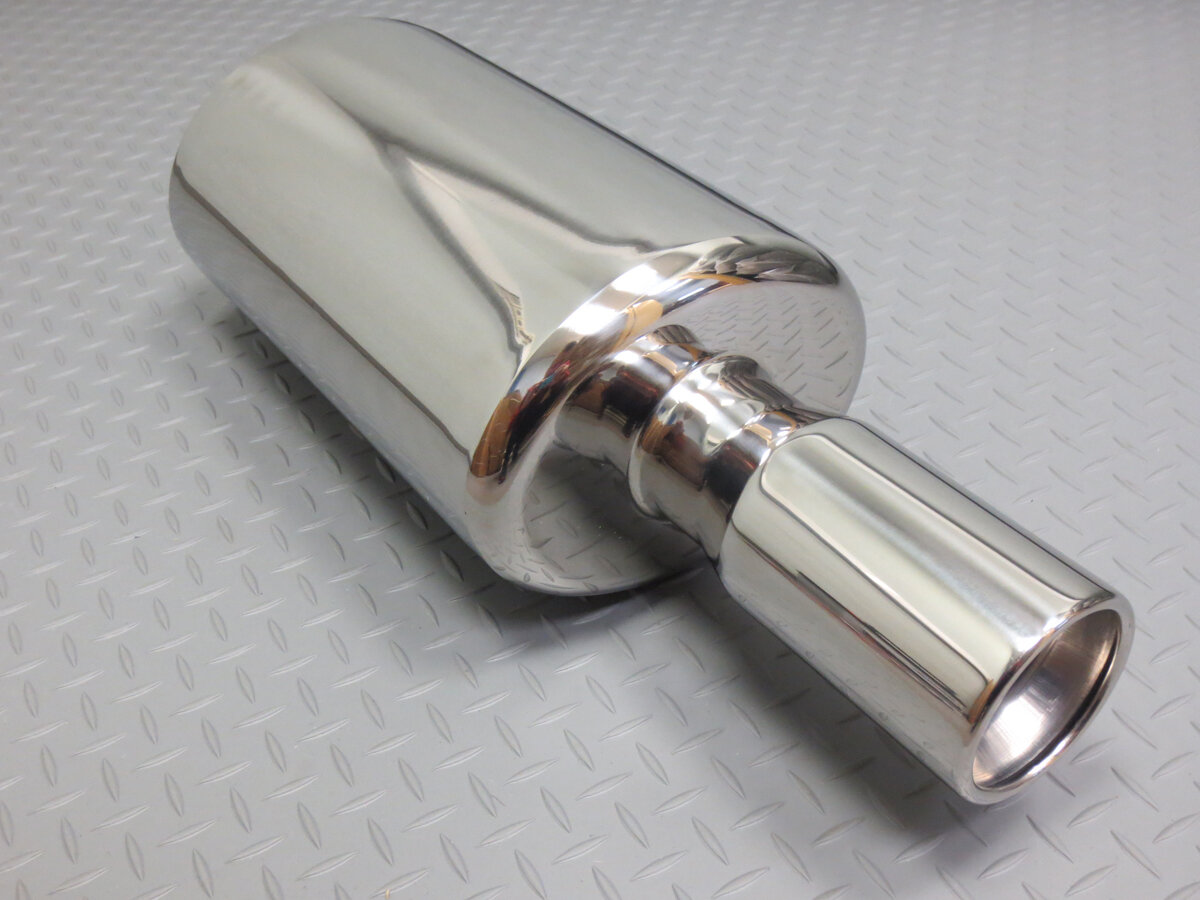 Глушитель прямоточный, спортивный HJ-A0048