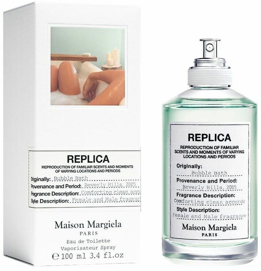 Туалетная вода унисекс MAISON MARGIELA Replica Bubble Bath, 100 мл