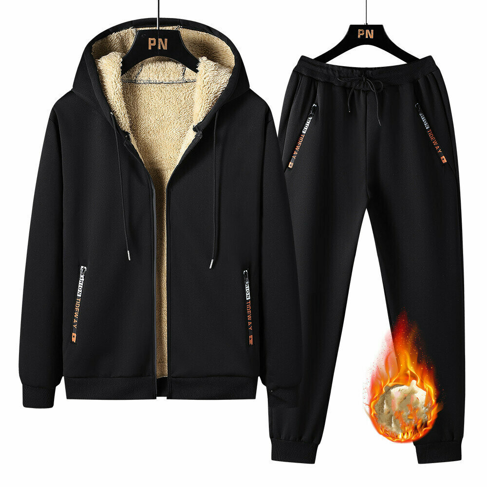 Мужской зимний флисовый костюм