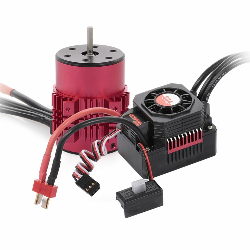 SURPASS HOBBY 3650 3900KV Бесщеточный мотор с радиатором и 60A ESC с BEC Водонепроницаемый, Techshow D+F