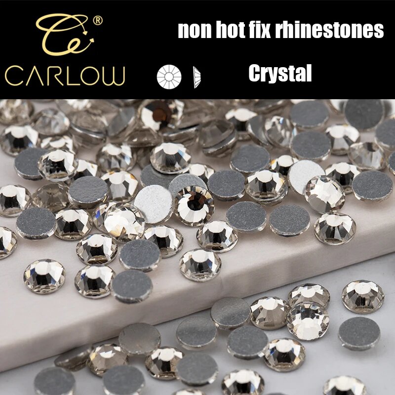 Блестящий разноцветный бриллиант без горячей фиксации, зеркальный бриллиант, аксессуары «сделай сам» для дизайна ногтей, камень, серебряная задняя ссылка 1 Серебряный, SS8-1440pcs, Crystal
