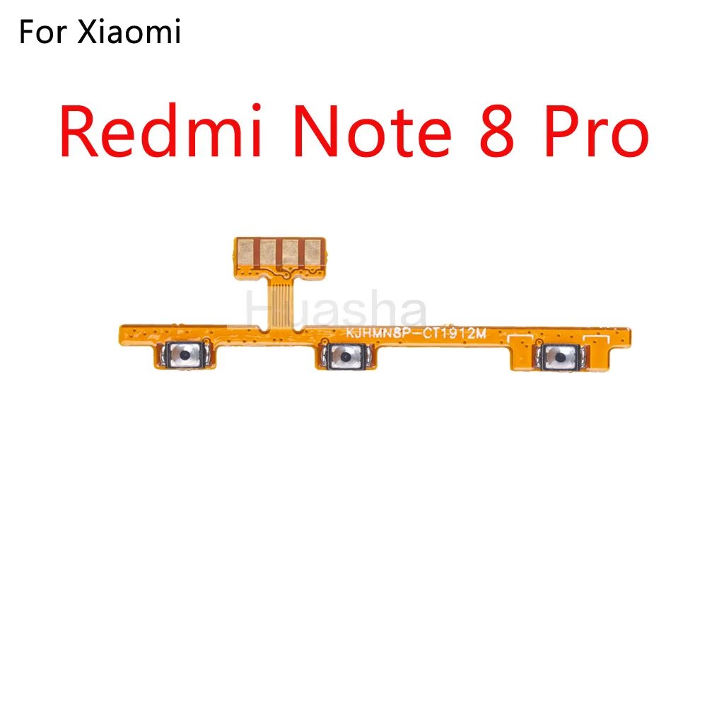 Для Xiaomi Redmi 8 7 6 Pro 7A Note 6 7 8 Pro Кнопка включения и выключения громкости Гибкий кабель
