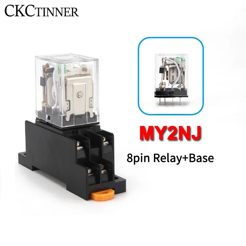 Реле CKCTINNER HH52P MY2NJ 8-контактное No Base, AC 220V