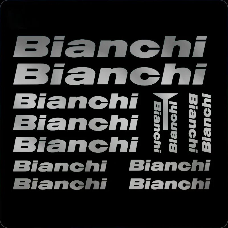 Велосипедная наклейка MTB 30 см серебристый, 30cm