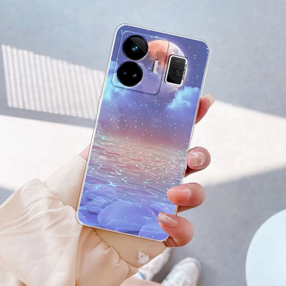 Прозрачный мягкий силиконовый чехол из ТПУ для телефона Realme GT Neo 5 Чехол Realme GT Neo5 TM2236