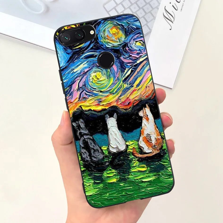 Для Xiaomi Mi 8 Lite Чехол Cute Cats Cloud Противоударный силиконовый чехол для Xiaomi Mi 8 Pro Mi8 Lite Bumper Mi 8Lite Чехол для телефона