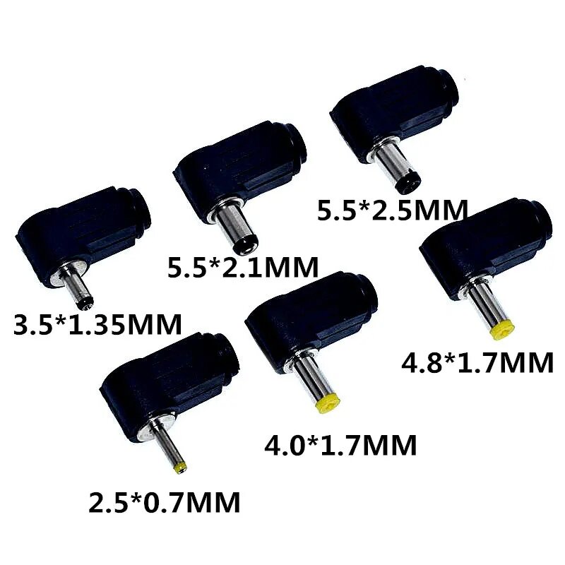 5 шт. DC 5.5x2.5mm разъем питания мужской