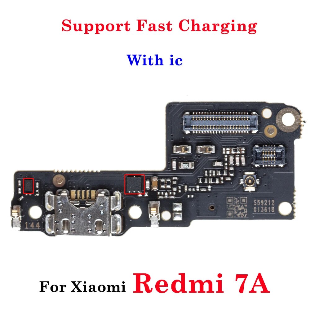 Разъем зарядки для Xiaomi Redmi 7A с IC